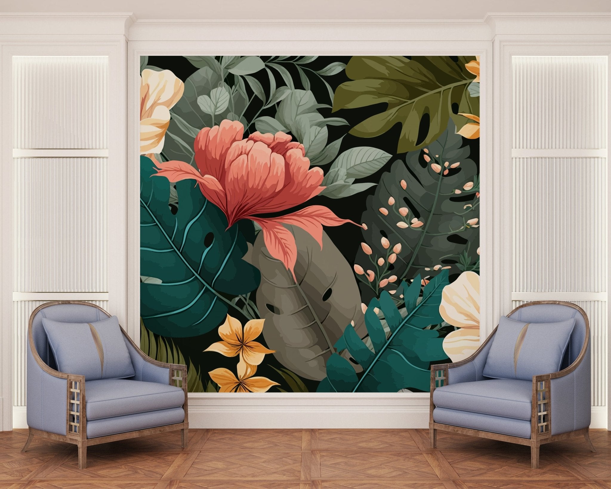 Big Leaves Wallpaper – ChicoBumBum