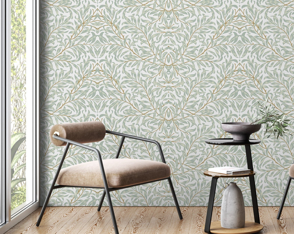 Greenery Floral Wallpaper – ChicoBumBum